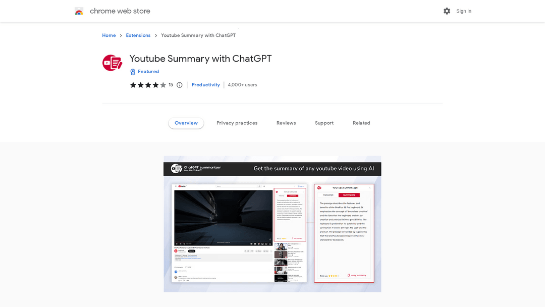 Glasp Youtube Summarizer